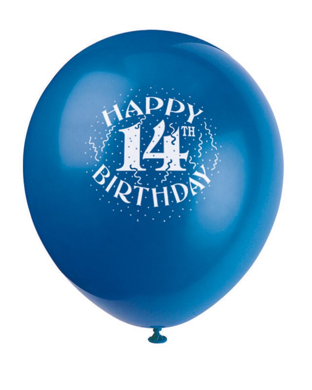 14th Birthday Balloons