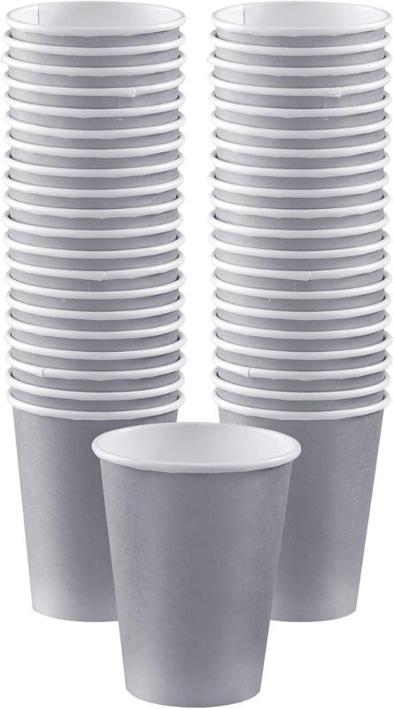 9oz Silver Paper Cup 10/pack - Best Party Supplies Store in Nigeria